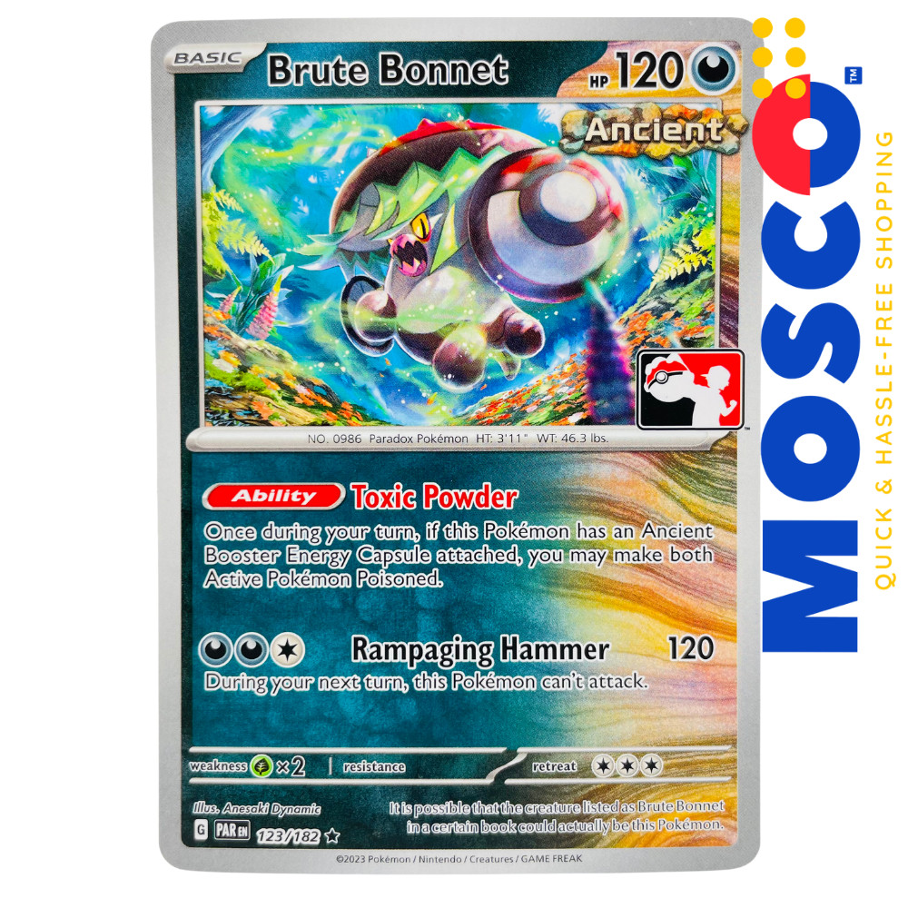 Brute Bonnet - 123/182 Prize Pack Series Cards | Pokemon TCG | Shopee Philippines