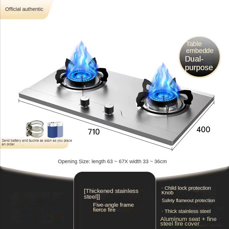 Stainless steel Premium Built-in Gas Hob MGH-S633N Gas Cooker Dapur Gas ...