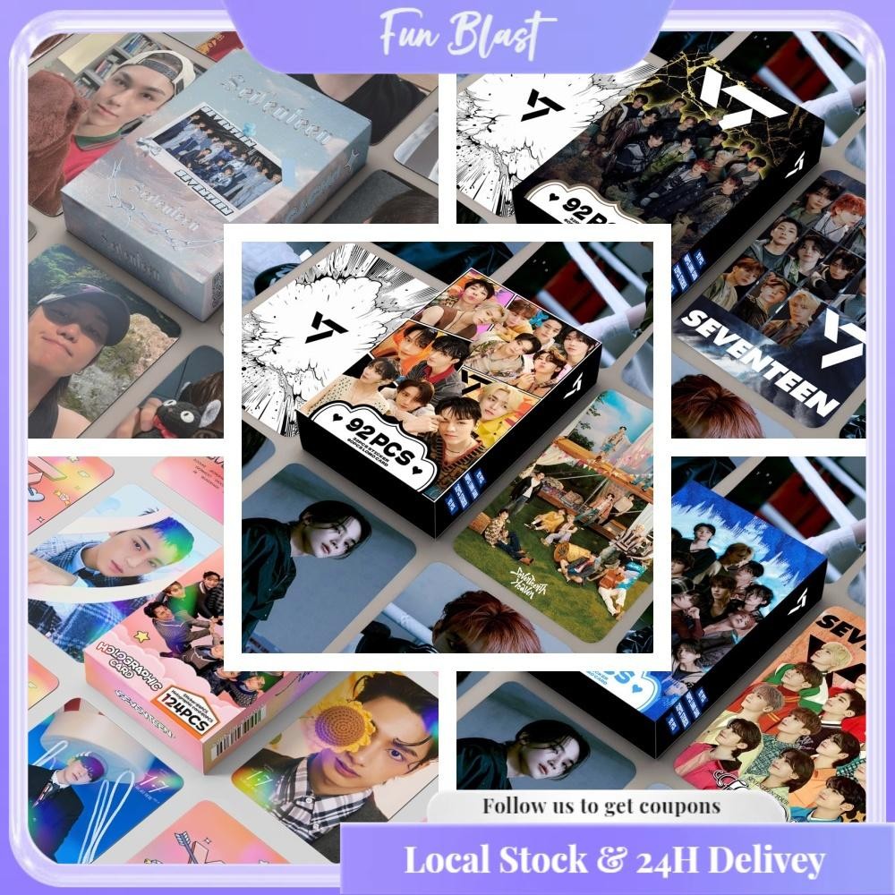55/92 pcs/box Seventeen SPILL LOVE MONEY FAME Seventeen LOMO Card 4TH ...