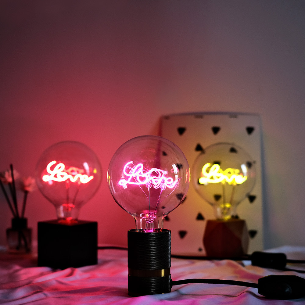 [85-265V Wide Pressure Universal] G125 LOVE Pink Red Lemon Yellow ...