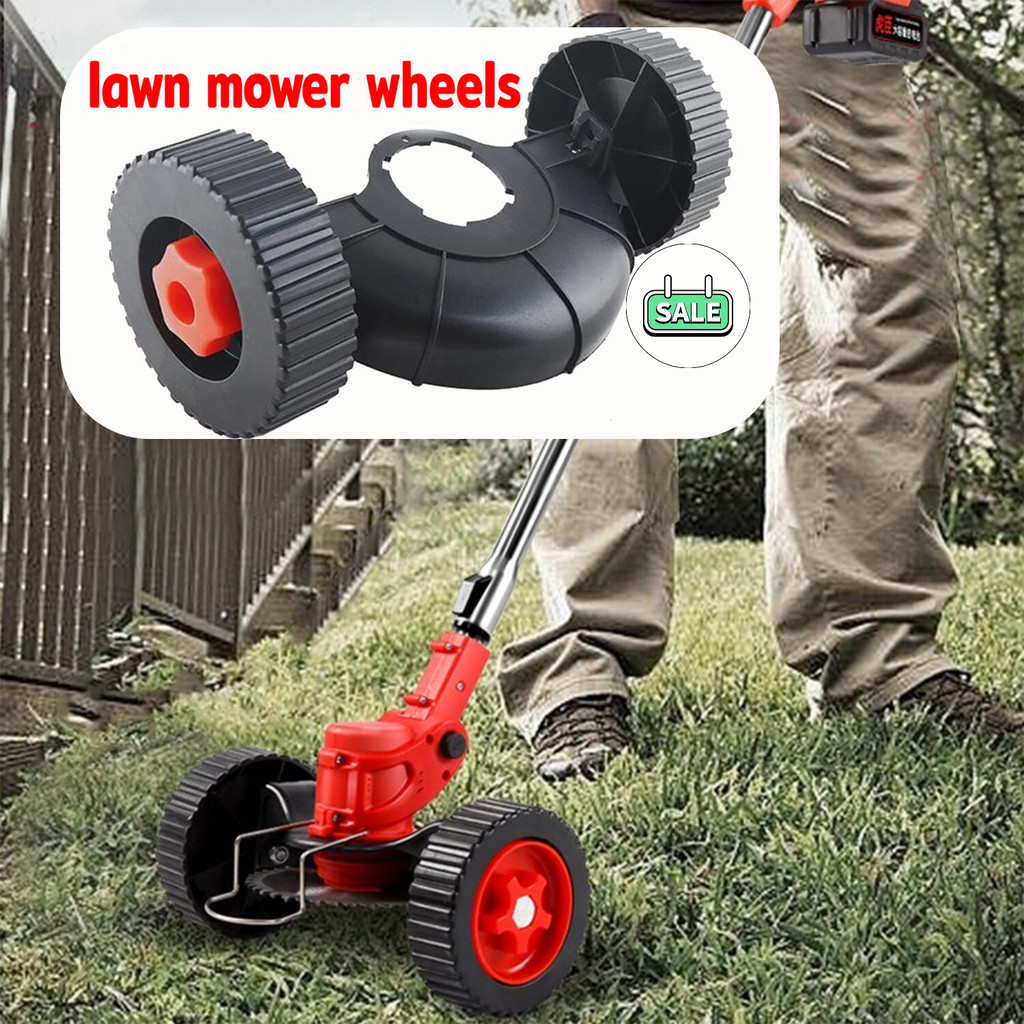 Adjustable Grass Trimmer Wheel Removable Grass Cutter Auxiliary Wheel ...