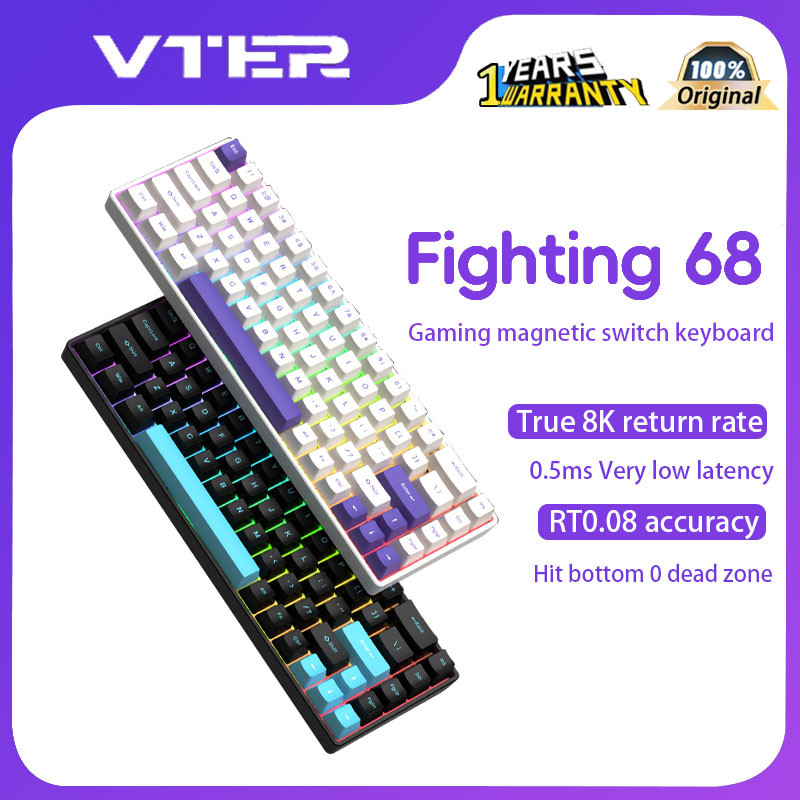 VTER Fighting 68 Magnetic Switch Keyboard | True 8K Rate Of Return ...