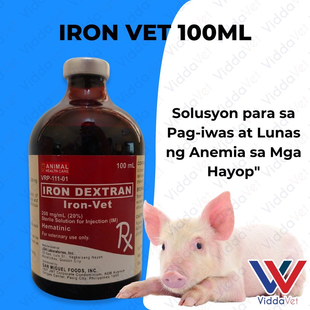 Iron Vet 100ml – Essential Iron Supplement for Animals | Shopee Philippines