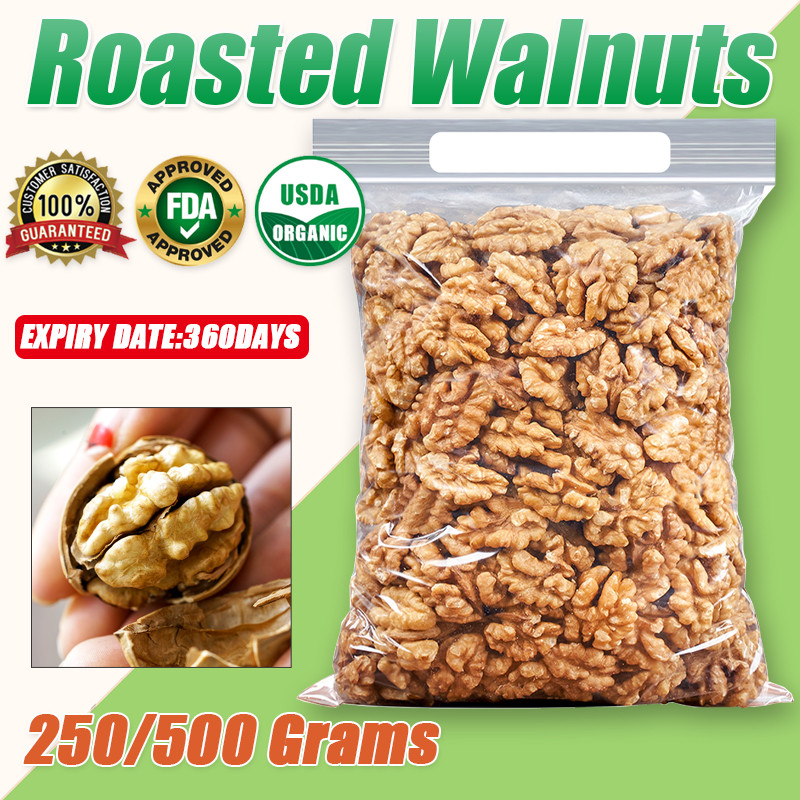 Roasted Walnuts(Organic Plain & Unsalted Healthy Low Carb Diet High ...