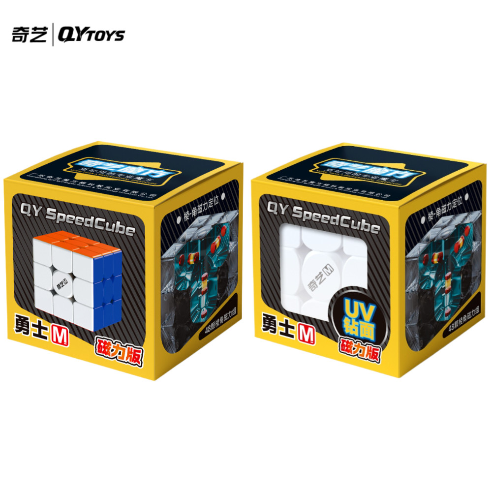 Qiyi Warrior M Cube 3x3 Magnetic Magic Cube Budget 3x3x3 Speed UV ...
