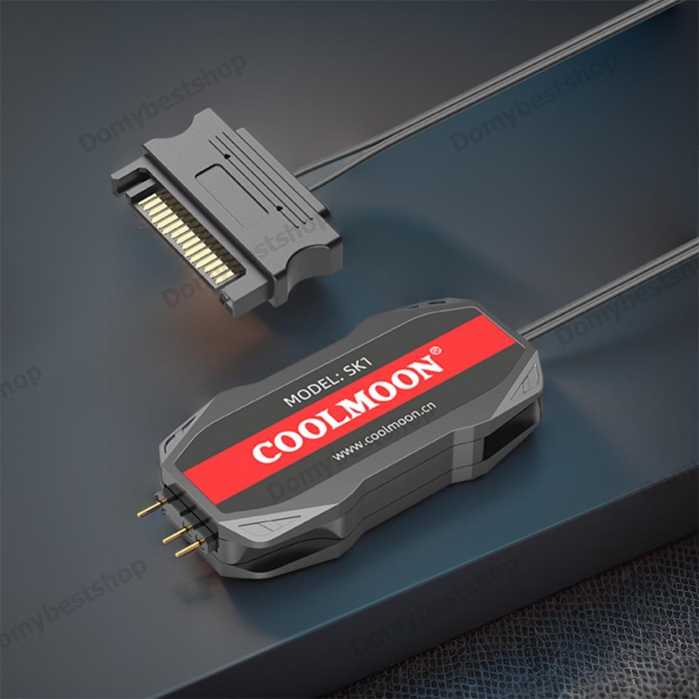 ARGB Mini Controller HUB Adapter ARGB 5V 3PIN To SATA for PC Fan Light ...