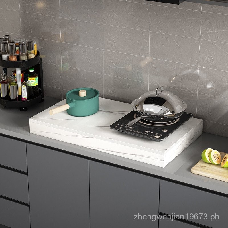 Gas Stove Cover Plate Induction Cooker Stand Wooden Table Gas Stove ...