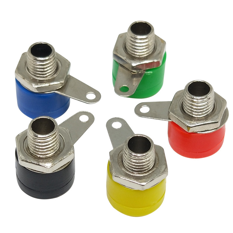 20/10Pcs 4mm Banana Socket Binding Posts 312 Safety Panel Socket Test ...