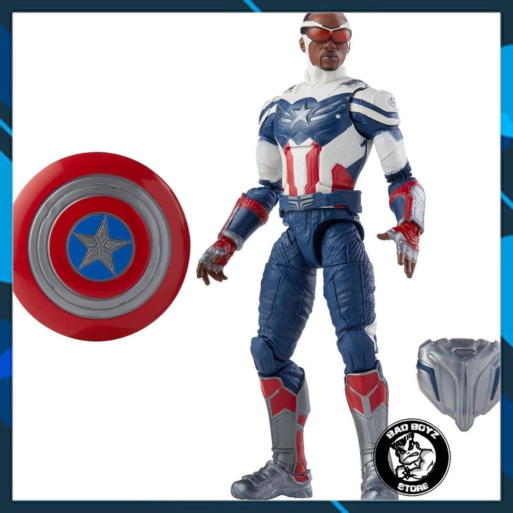 Captain America: Sam Wilson Hasbro Figure ϟ Marvel Legends Series 6 ...