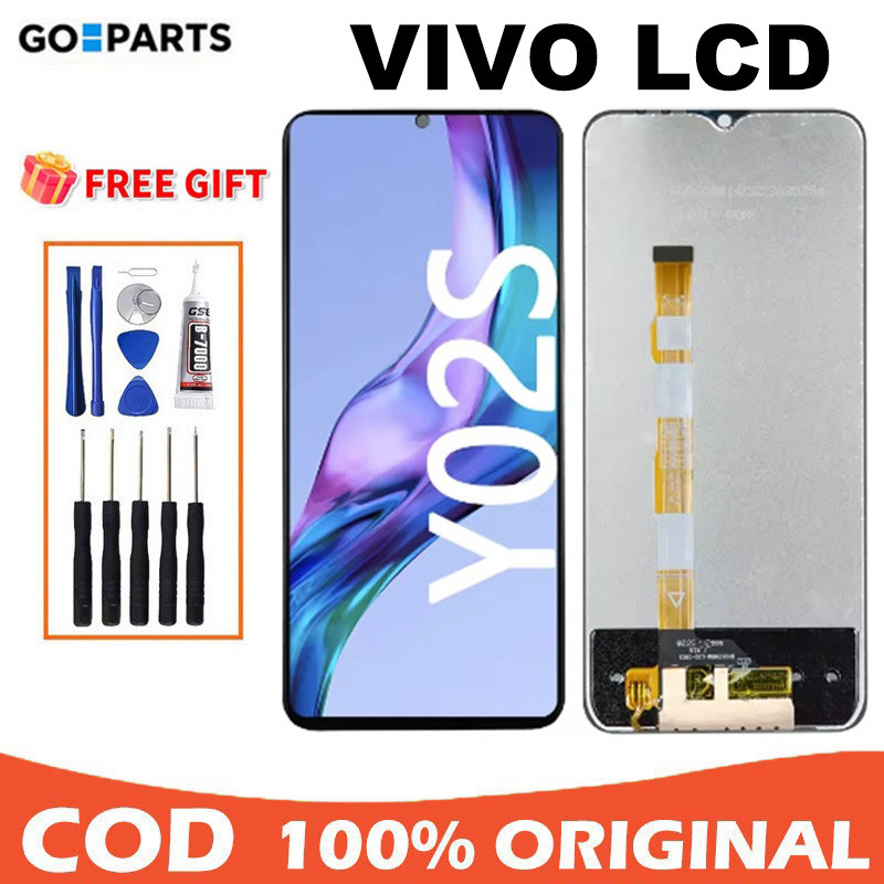 For Vivo Y02S LCD Digital Touch Screen Display Frame Assembly for ...