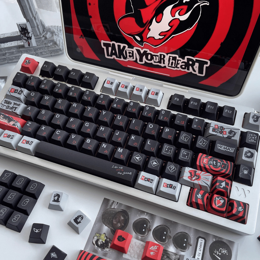 Keycap Persona 5 Royal PBT Dye-sub Cherry Profile | Shopee Philippines