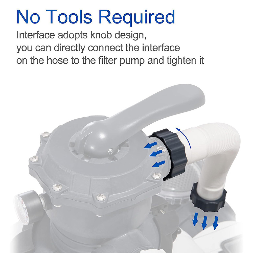 11535 Pool Filter Pump Hose 16 Inch Replacement Hose for Intex Pool ...
