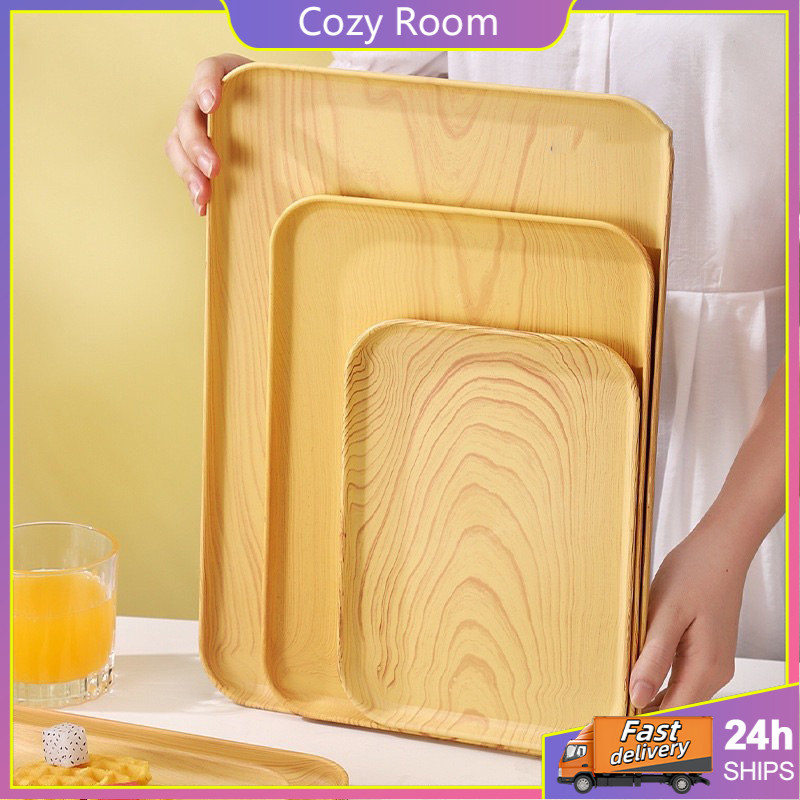 Plastic Large Serving Trays Reusable Serving Platters for Party Food ...