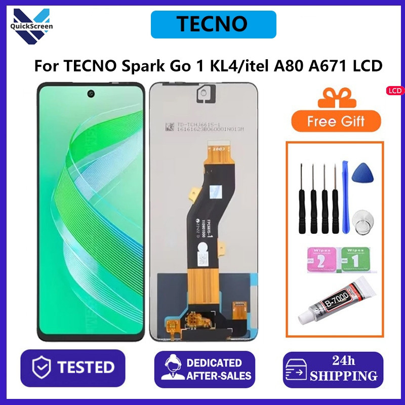 LCD For TECNO Spark Go 1 KL4/Go 1S KL4h /itel A80 A671LC/Tecno Spark 30C 4G/Tecno Pop 9/itel P65 ...