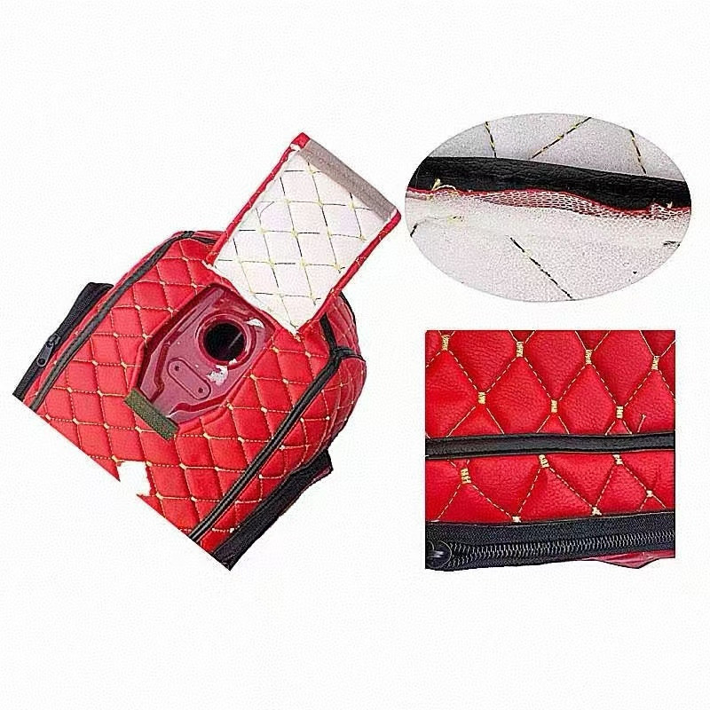 [ReadyStock]Leather Luggage Tank Cover Fuel Bag Motorcycle Tank Cover ...