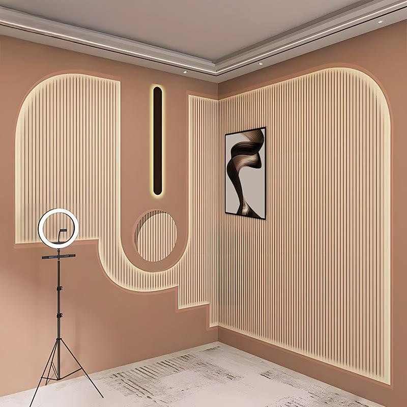 Customized Text Line Geometric Wallpaper for Internet Celebrity Live ...