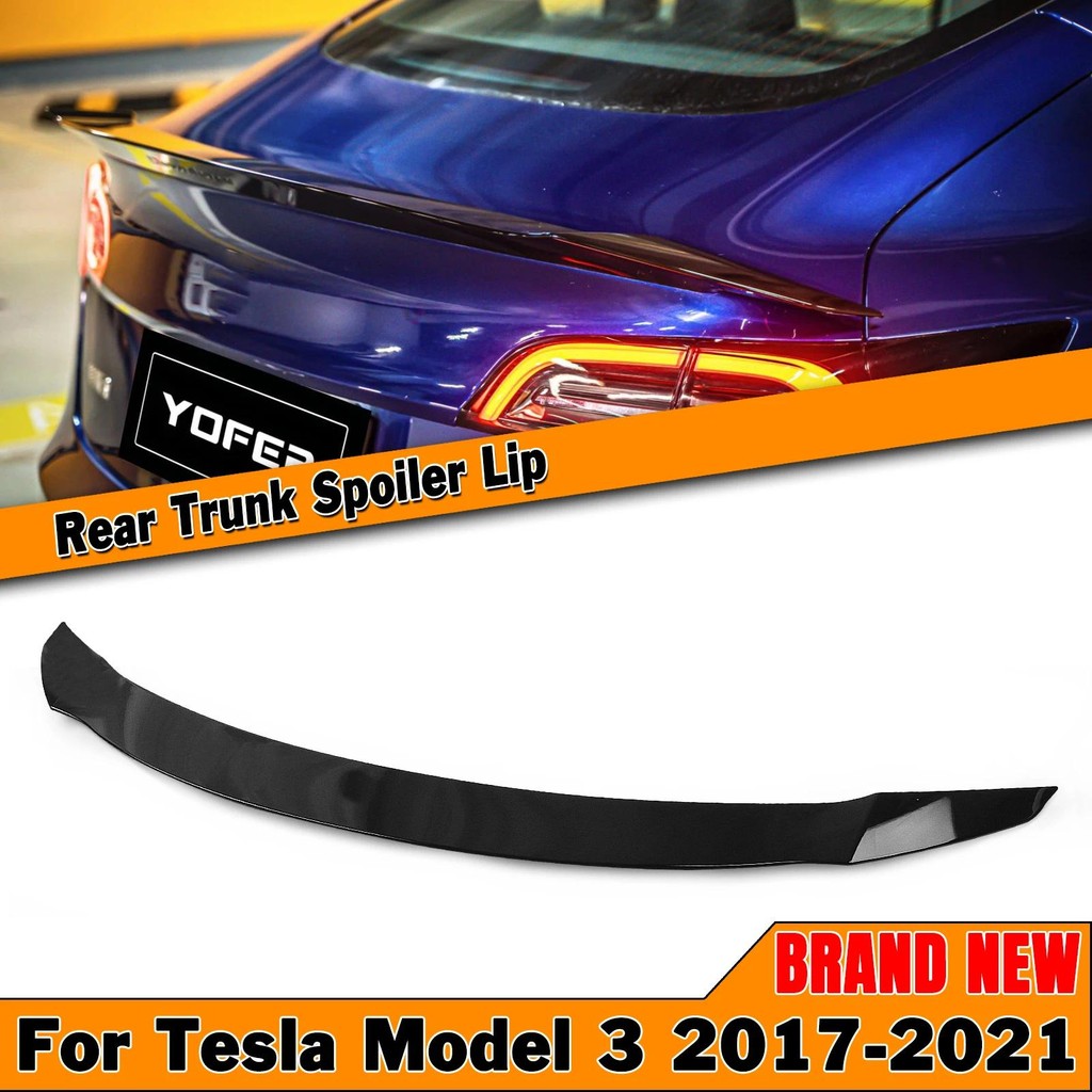 YOFER Rear Trunk Lid Spoiler Wing For Tesla Model 3 2017-2023 All ...