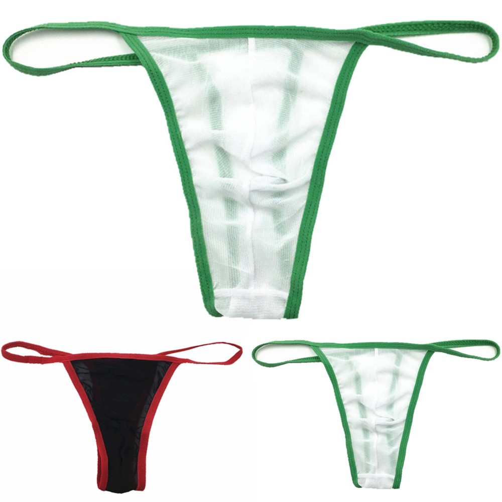 Joylife-Sexy Mens Transparent Backless G-Strings Underwear Briefs ...