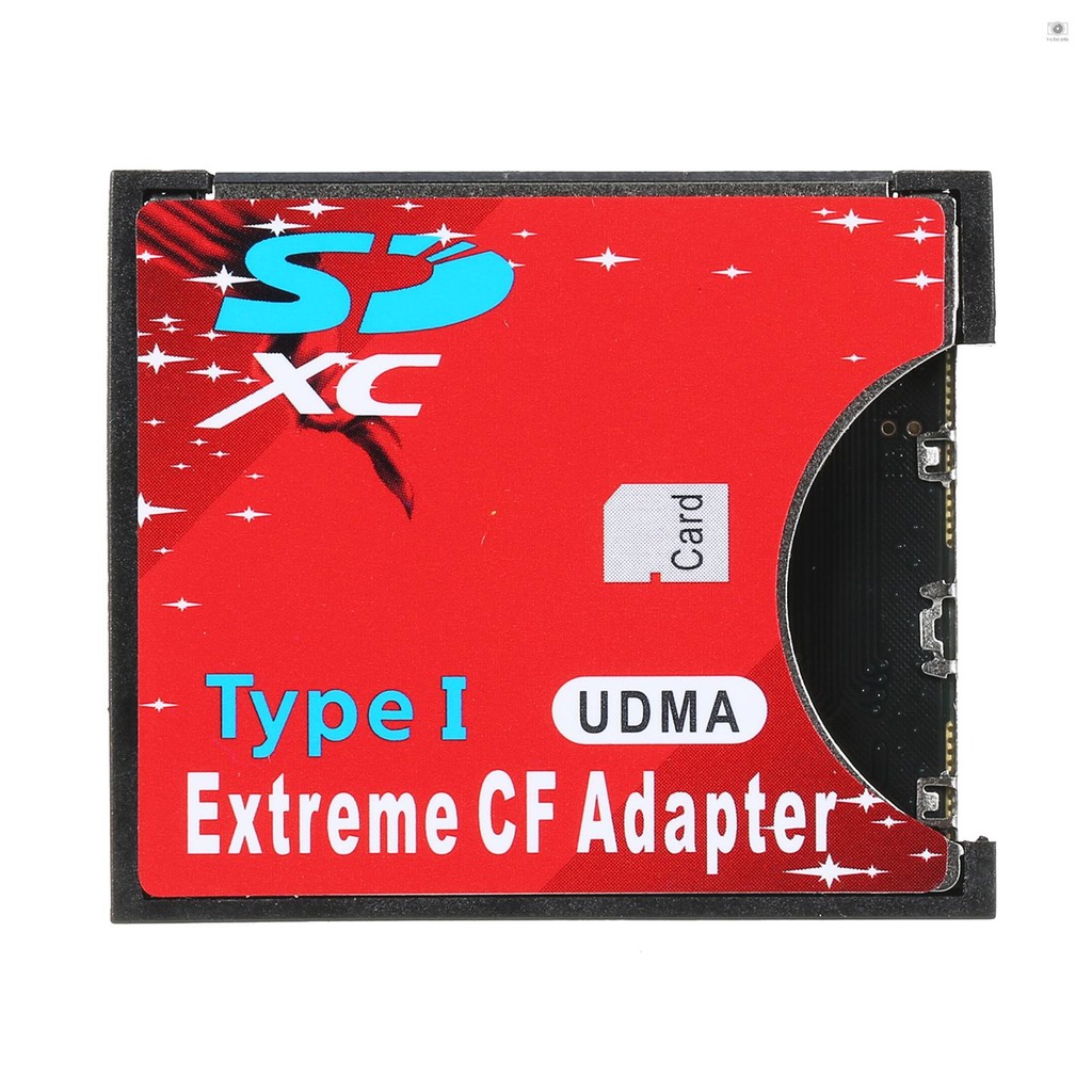SD to CF Card Adapter to Standard Flash Type I Card Converter Adapter ...