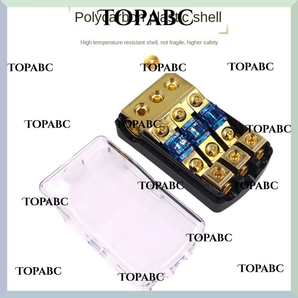 TOP Insurance Liner, 60A 2/3/4 Way Fuse Distribution Block, Mini Zinc ...