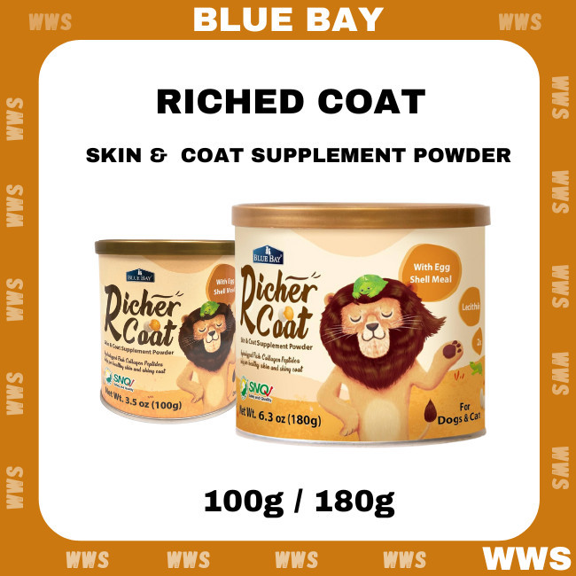 BLUE BAY Richer Coat Softshell Turtle Egg Powder (Exp:11/2025) Skin ...