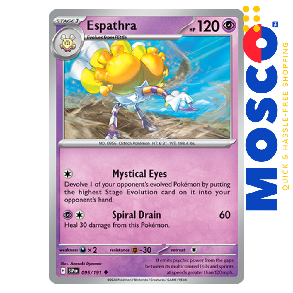Espathra - 095/191 Surging Sparks | Pokemon TCG | Shopee Philippines
