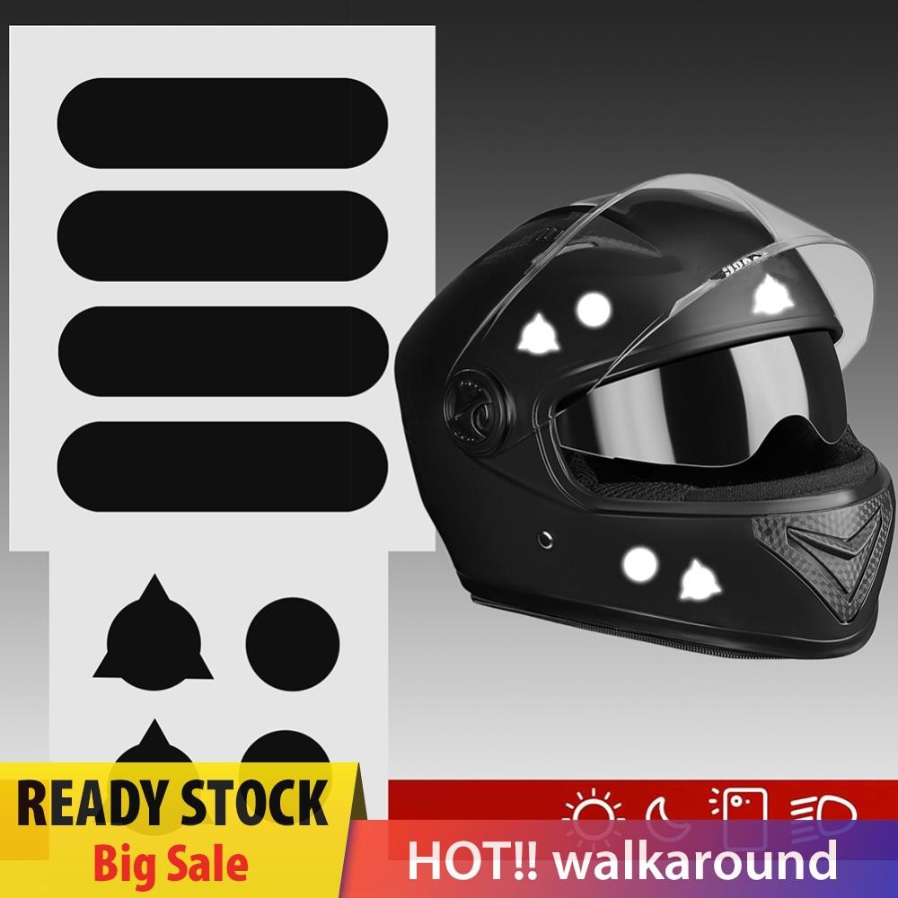 Reflective Motorcycle Helmet Stickers Waterproof Sticker for Cars ...