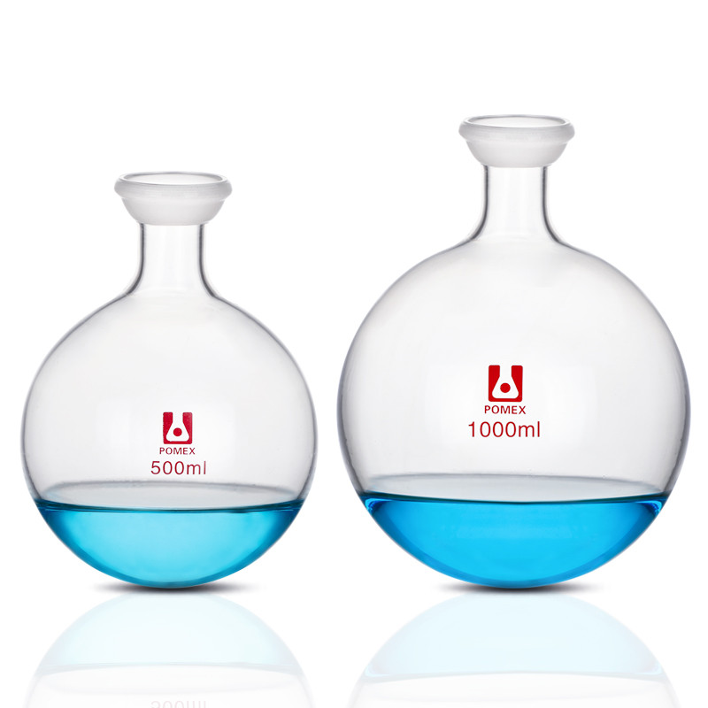 Ball Grinding Round Bottom Flask Rotating Evaporator Reaction Receiver ...