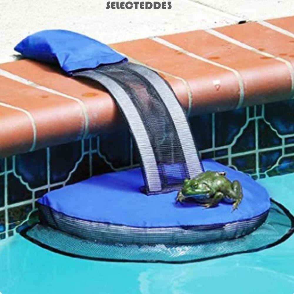 SELECTEDDE Pool Small Animal Escape Net, Floating Mat Frog Escape Slide ...