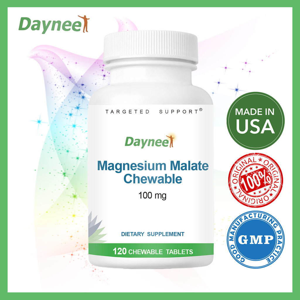 Magnesium Malate Chewable Tablets can help relieve fatigue and improve ...