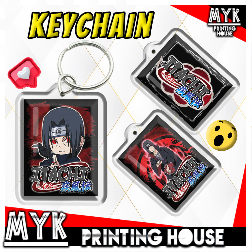 ITACHI NARUTO ANIME KEYCHAIN DESIGN | Shopee Philippines