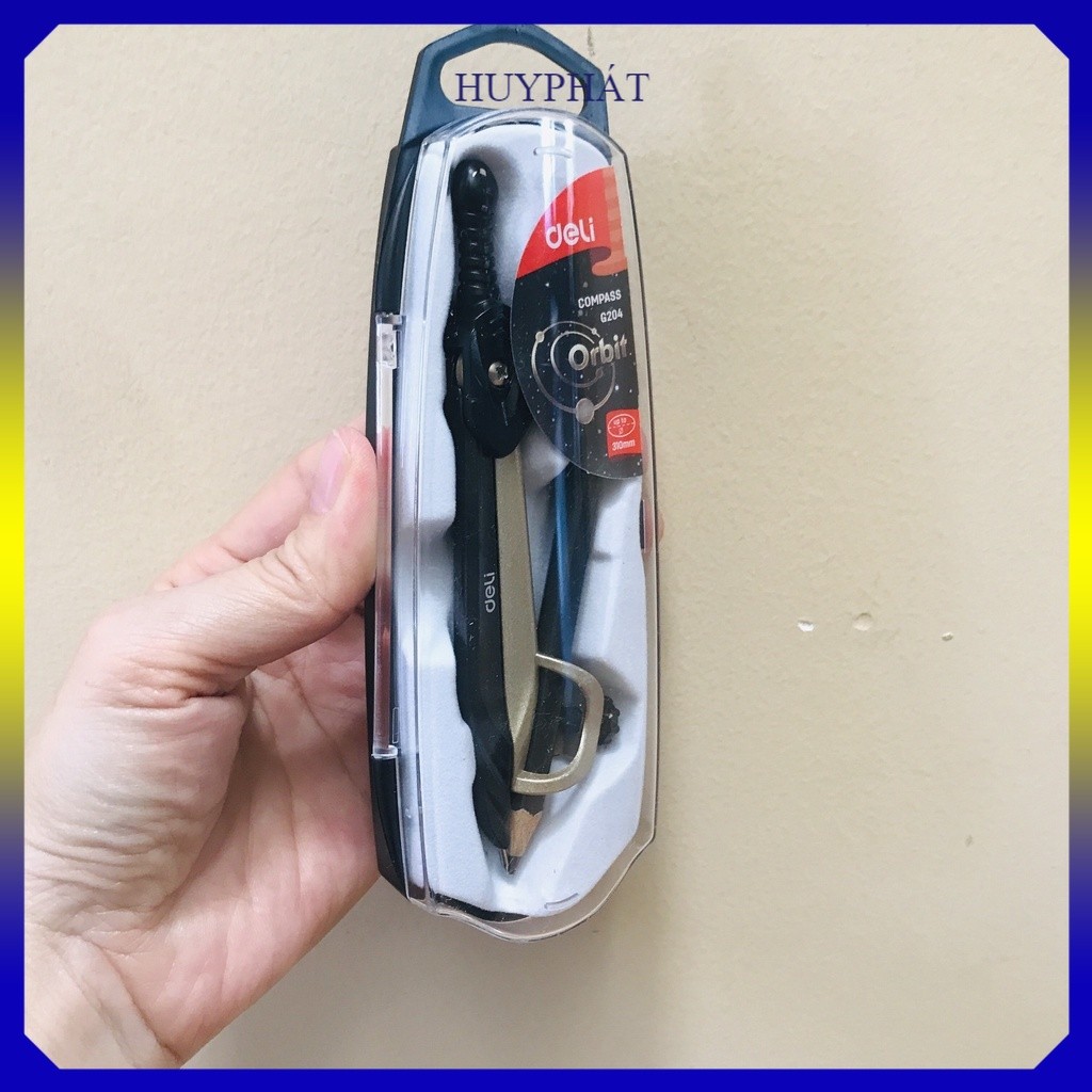 Deli G204 HIGH QUALITY wooden lead compass(vpphuyphat) | Shopee Philippines