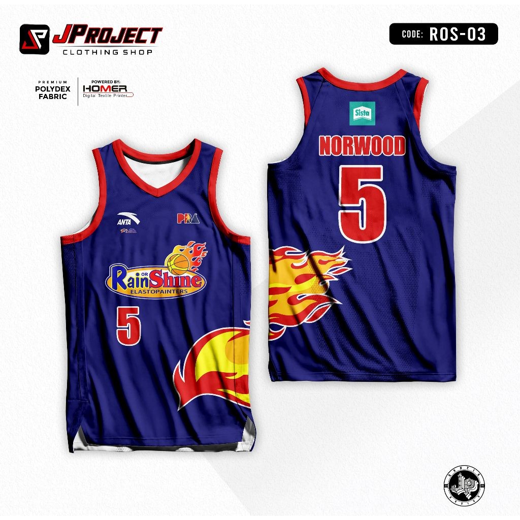 PBA JPROJECT PREMIUM BASKETBALL JERSEY (F) | Shopee Philippines