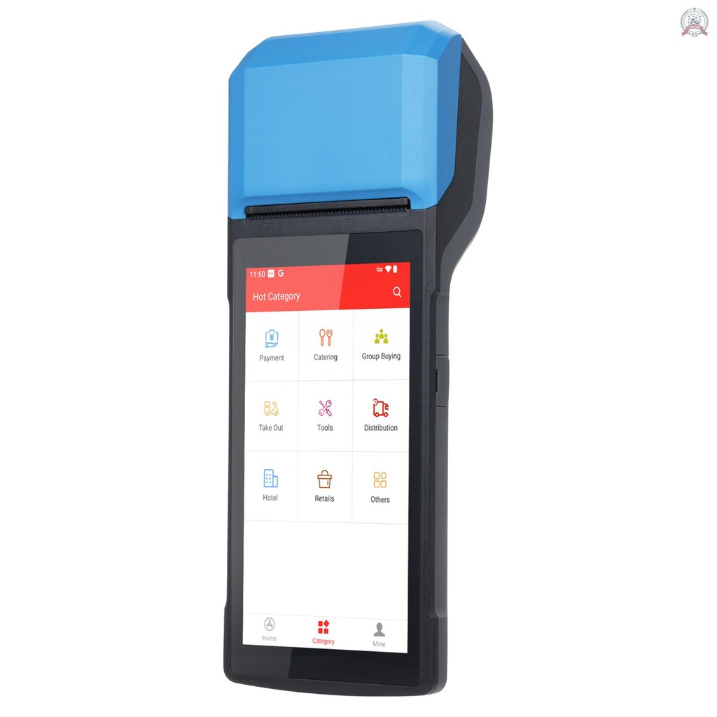 Handheld Android 13.0 POS PDA Terminal Support 1D Barcode Scanner 2D ...