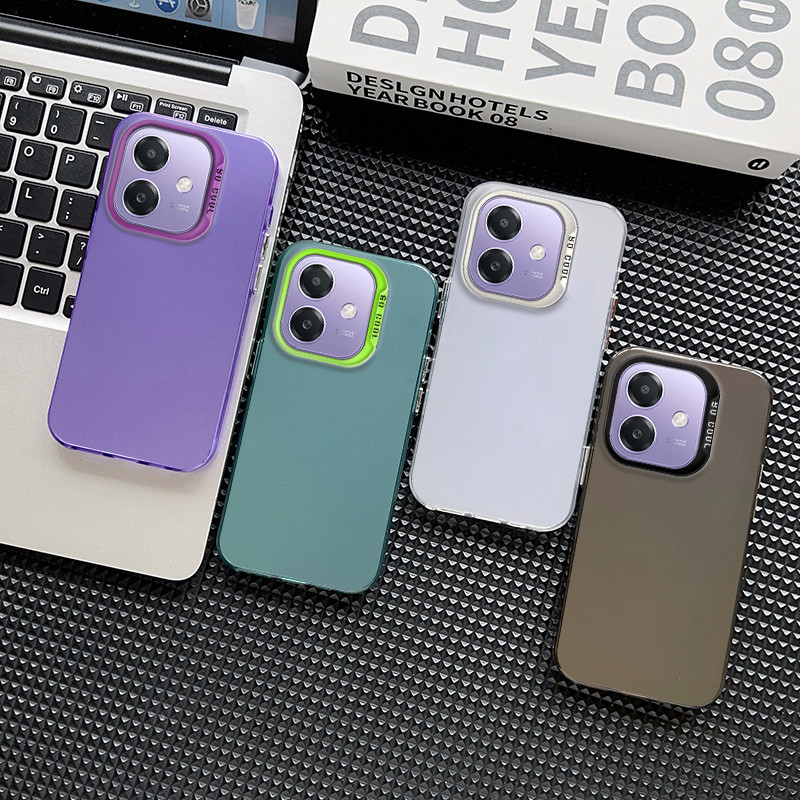 Case OPPO A3,A3X,hard case, minimalist case, solid color, anti fall ...