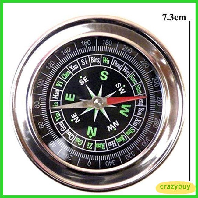 CR Large Size Stainless Steel Directional Magnetic Compass | Shopee ...