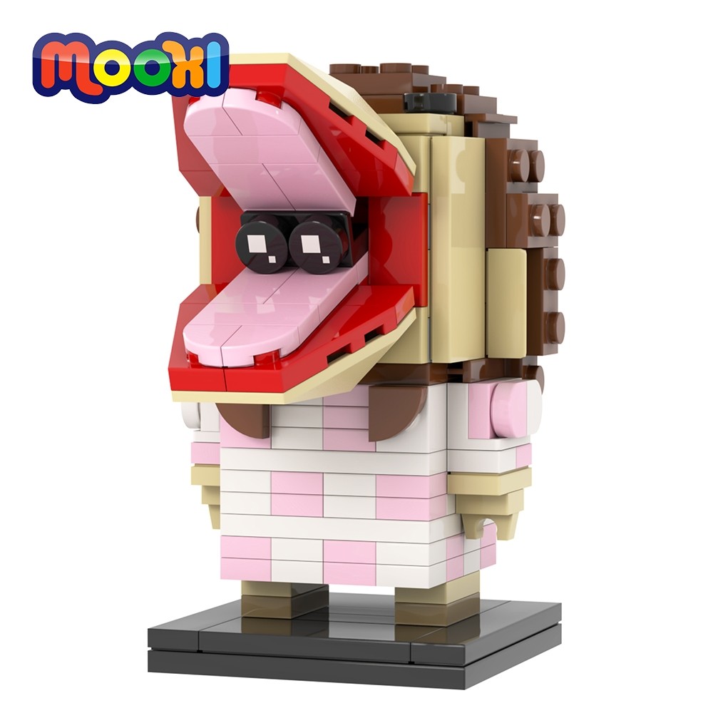 MOOXI Horror Movies 200Pcs MOC Bricks Barbara BrickHeadsed Figures ...