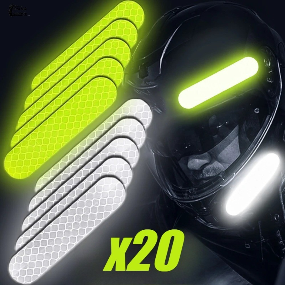 [Wholesale][Hot]Safety Warning Reflective Helmet Stickers Waterproof ...