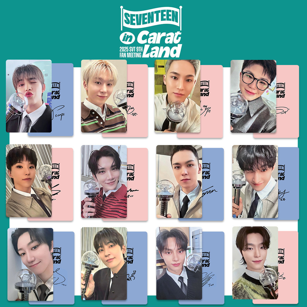 Kpop Seventeen CARATLAND CARATZONE Small Card 2025 ZONE Collector Card SVT Idol Peripheral ...
