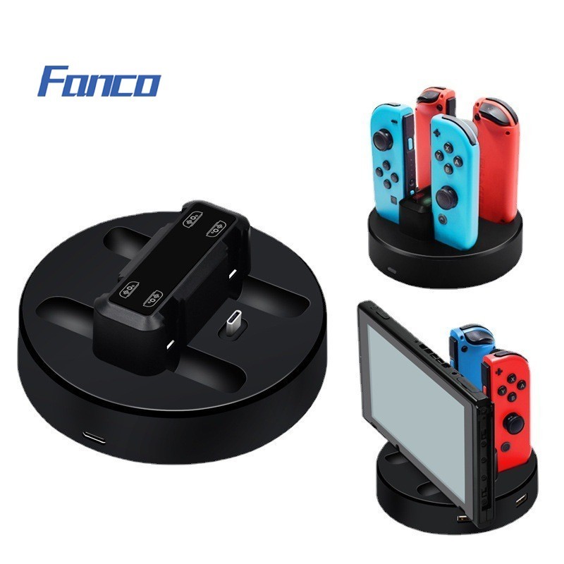 4 in1 Charging Dock for Nintendo Switch & Switch OLED Console Charger ...