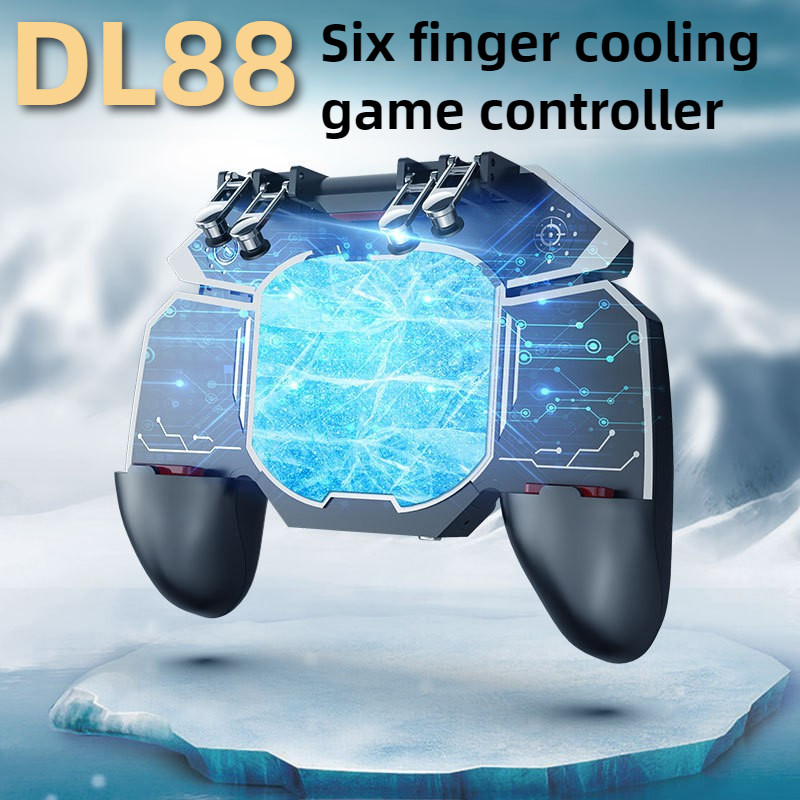 MEMO DL88 2 in 1 Phone 6 Finger Gamepad Joystick Controller with ...