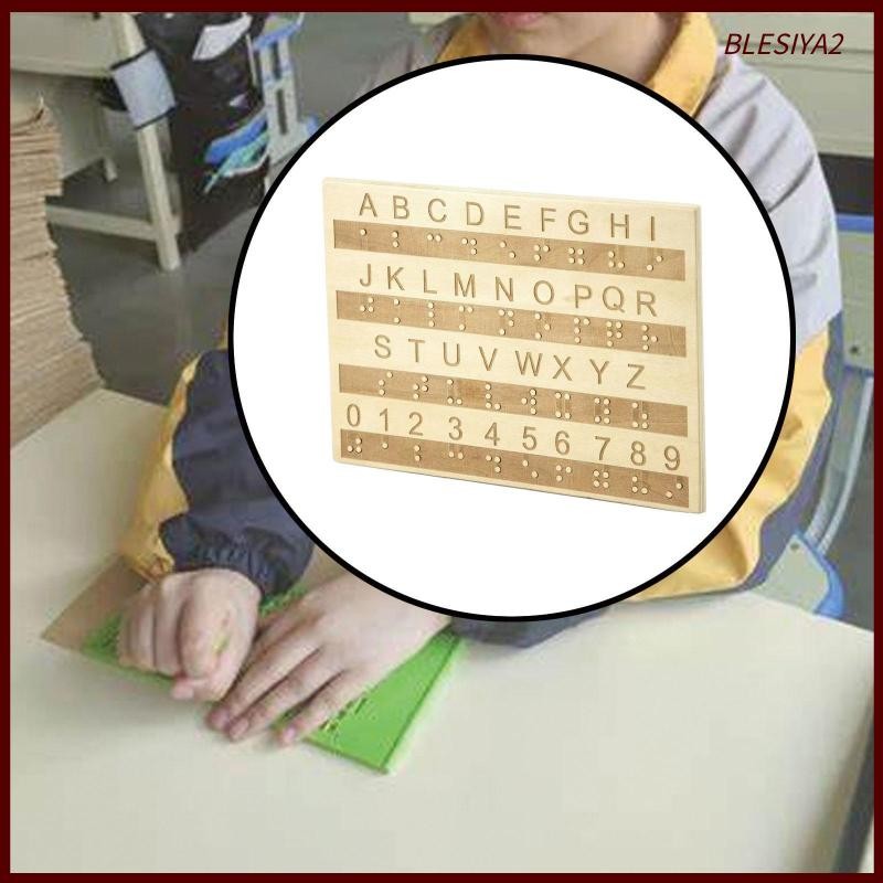 [Blesiya2] Braille Alphabet Board Teaching Aid Lightweight Braille ...