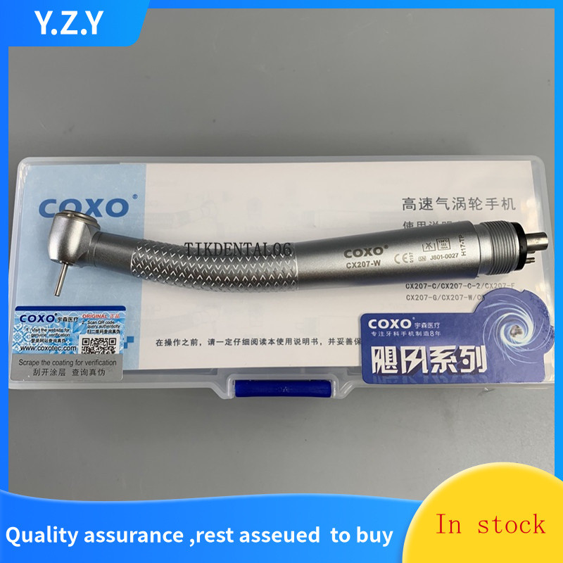 【COD】COXO CX207-W push button Dental high speed handpiece Air Turbine 2/4 Hole | Shopee Philippines