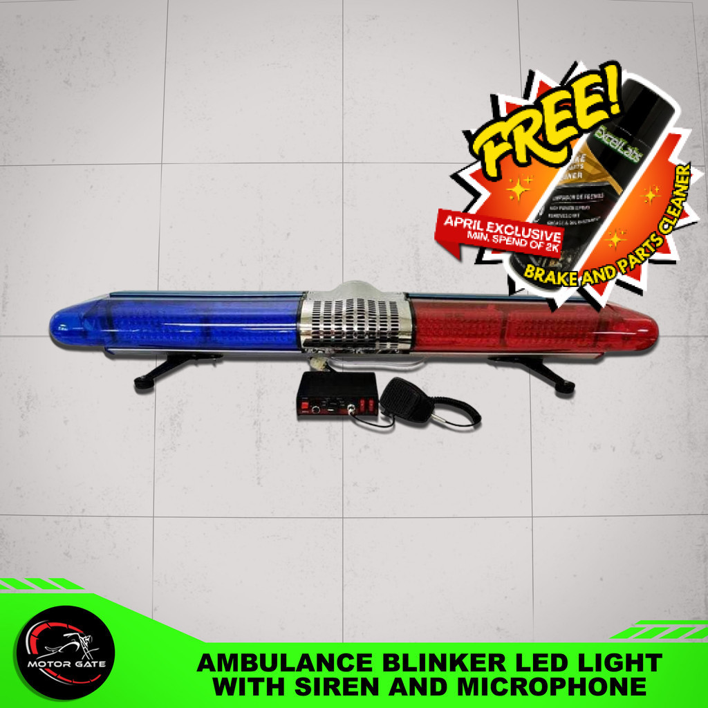 Excellabs Ambulance Blinker LED Light with Siren and Microphone ...