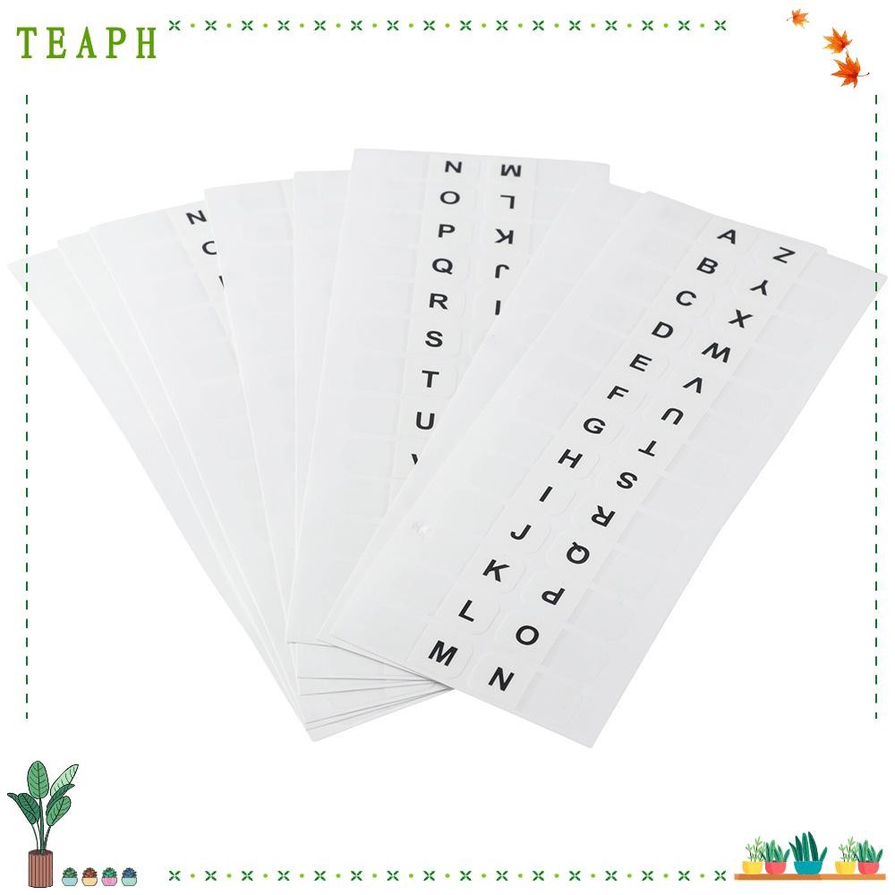 TEAPH Sticky Tabs, Alphabet White Index Tabs, 208PCS A-Z Self-Adhesive ...