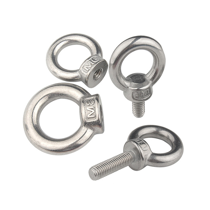 M3 M4 M5 M6 M8 M10 304 Stainless Steel Lifting Eye Nut Ring Eyebolt ...
