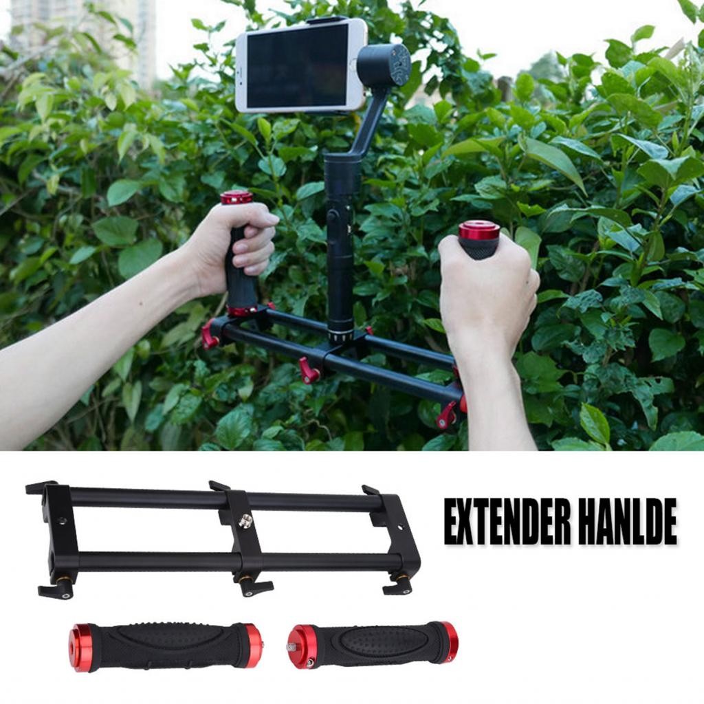 ACAGALA Camera Dual Grip Extender Handle Gimbal Stabilizer Rig ...