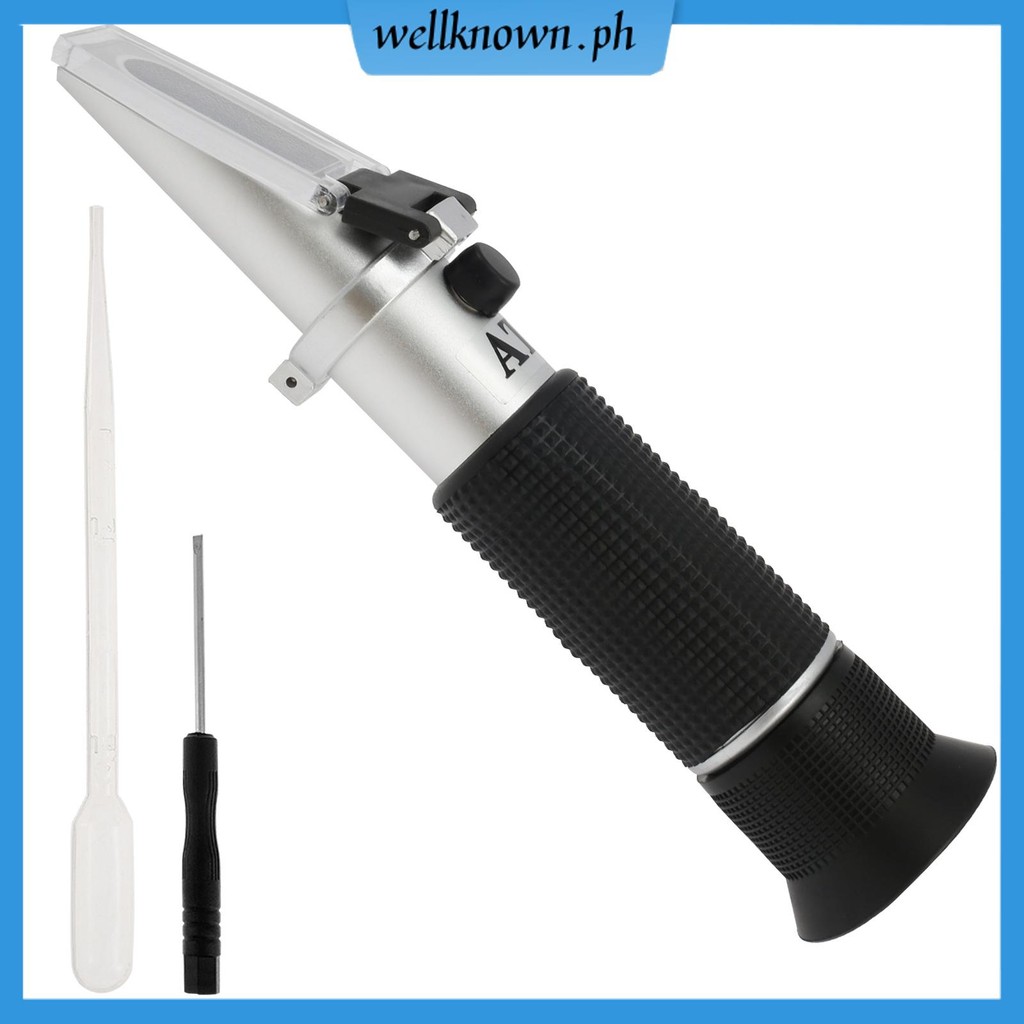 Brix Refractometer with ATC Handheld Honey Refractometer Accurate Brix Meter Brix Measurement ...