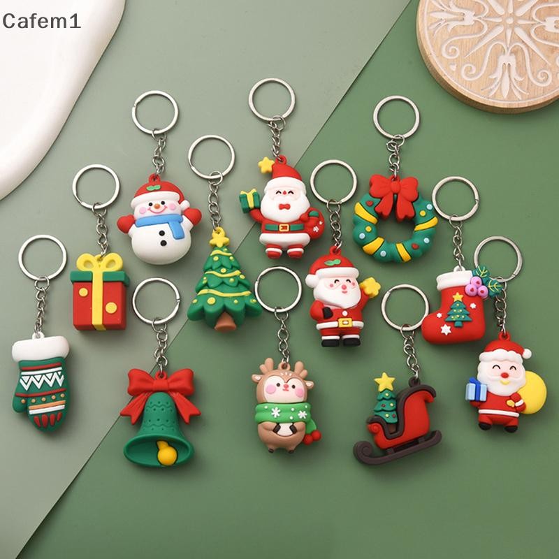 Cfph Christmas Series Santa Claus Christmas Tree Key Chains For ...