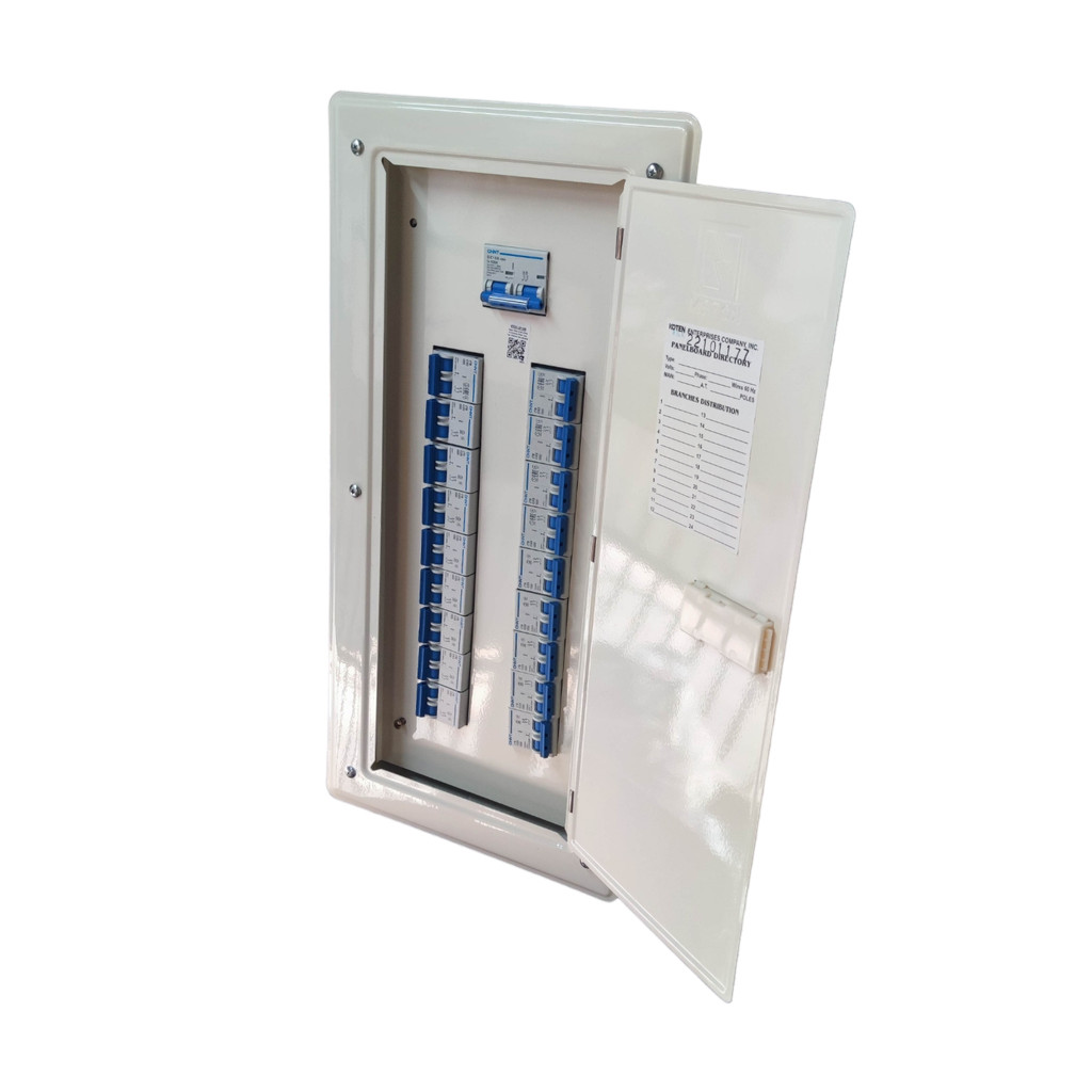 Panel Board 18 Branches with 125A 2P Main and 18 Branches Miniature ...